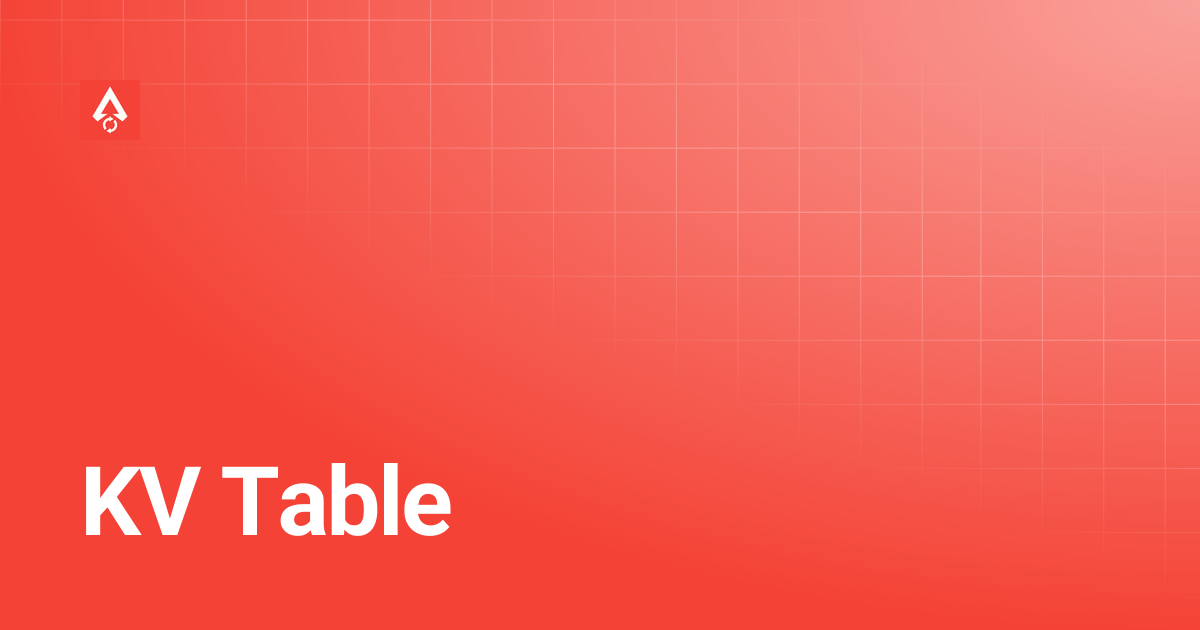 KV Table | R5Reloaded
